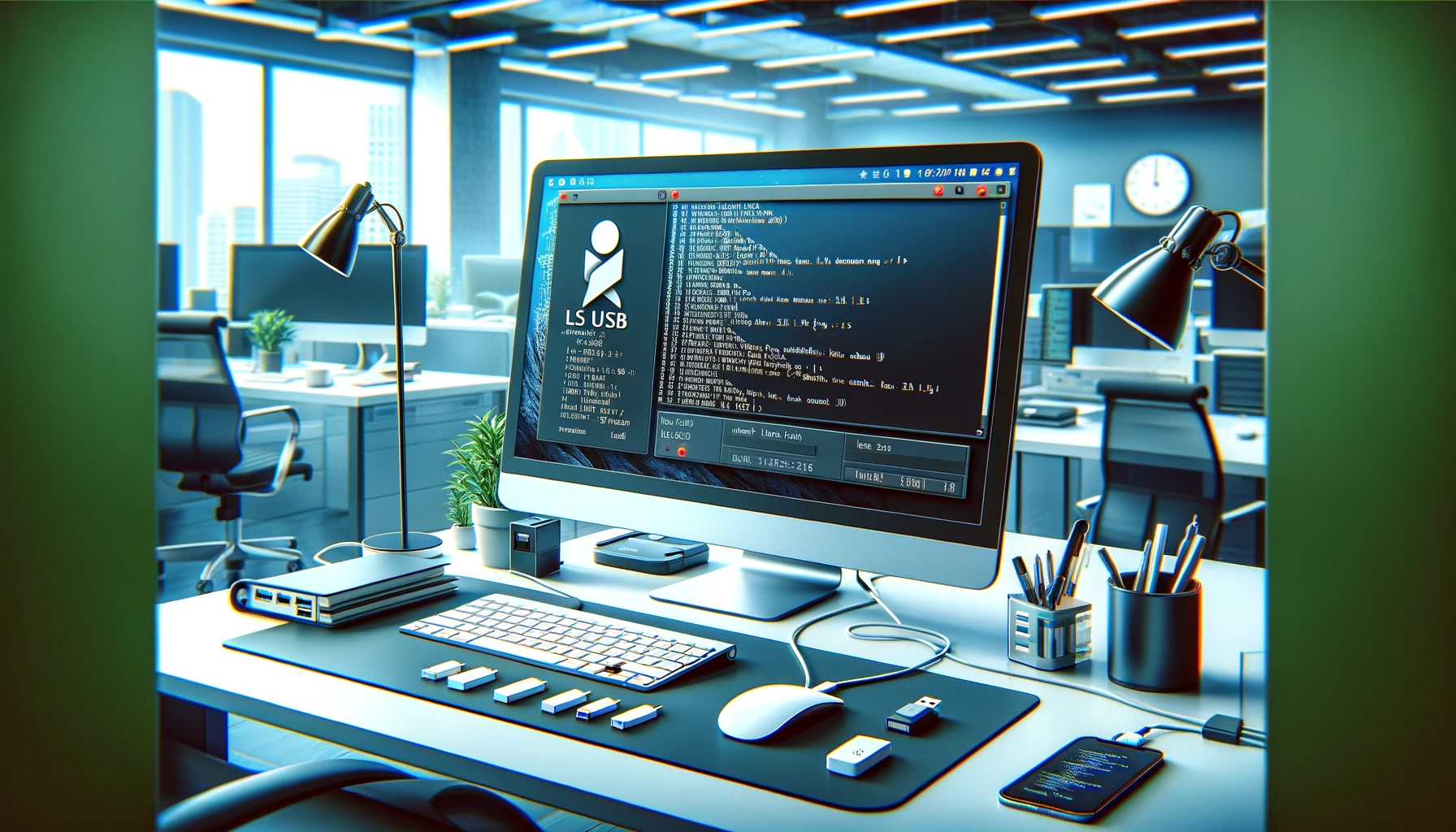 Explorando dispositivos USB con el comando lsusb